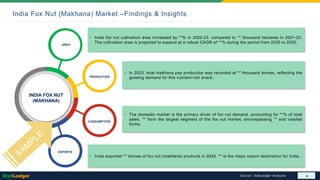 India Fox Nut (Makhana) Market Report_StatLedger | PDF