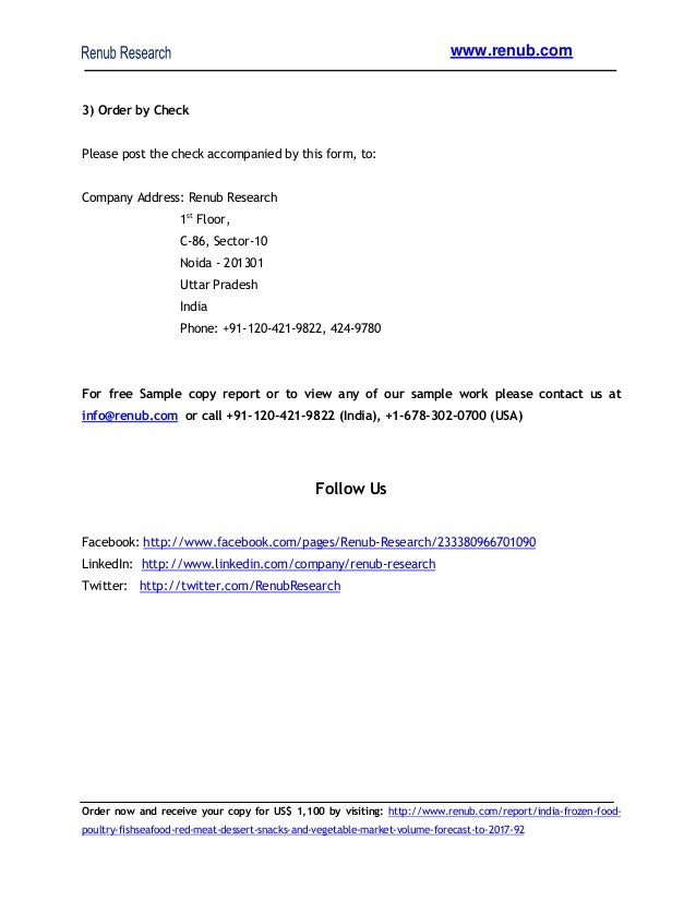 India frozen food market