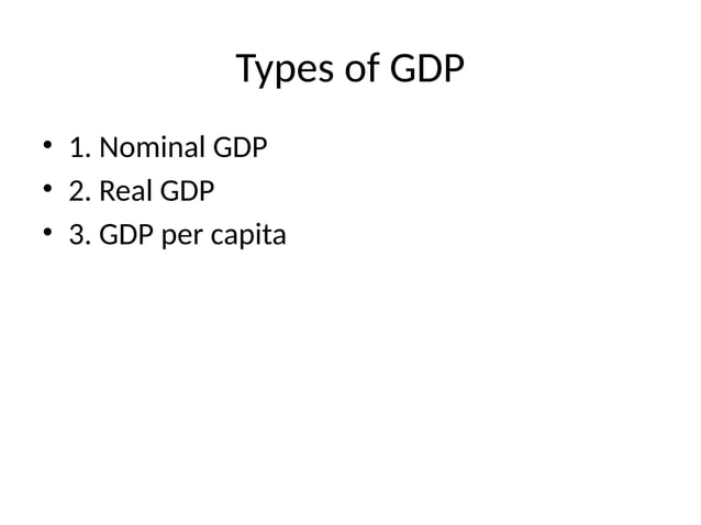India_GDP_Presentation for college project | PPT