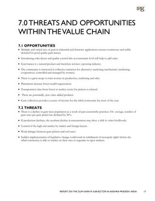 India gum karaya report v3 | PDF