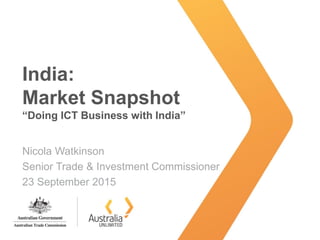India ict market insights sept2015 | PPT