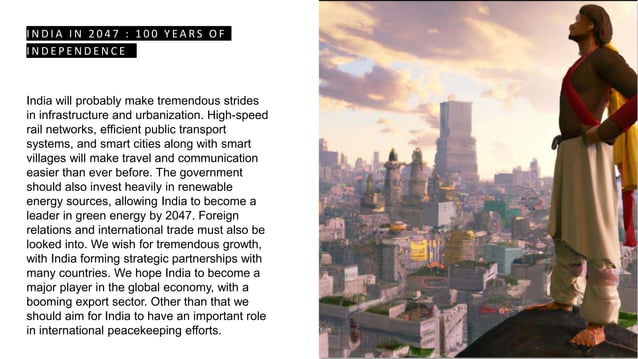 India in 2047.pptx | Technology Industry | Industries