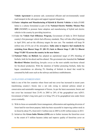 India NDC UNFCCC (2016)- example only | PDF