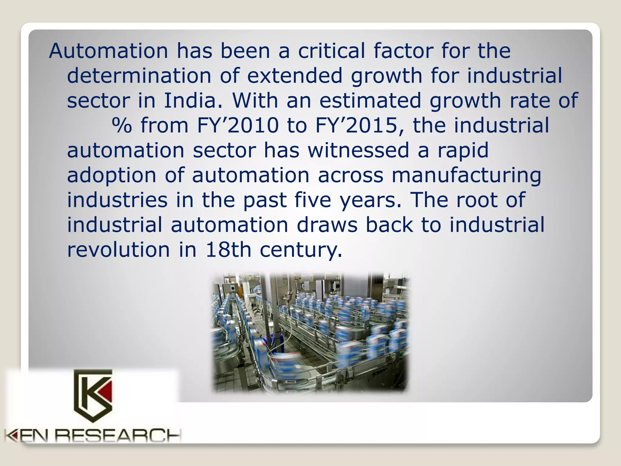 India industrial automation market report 2020 |India Industrial ...