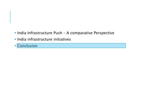 India infrastructure Trends | PPTX