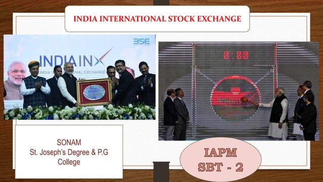 India inx & Fintech | PPTX | Financial Industry | Industries