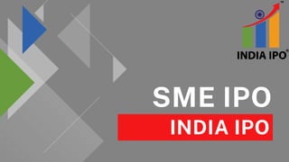 SME IPO and sme ipo listing consultants .pptx