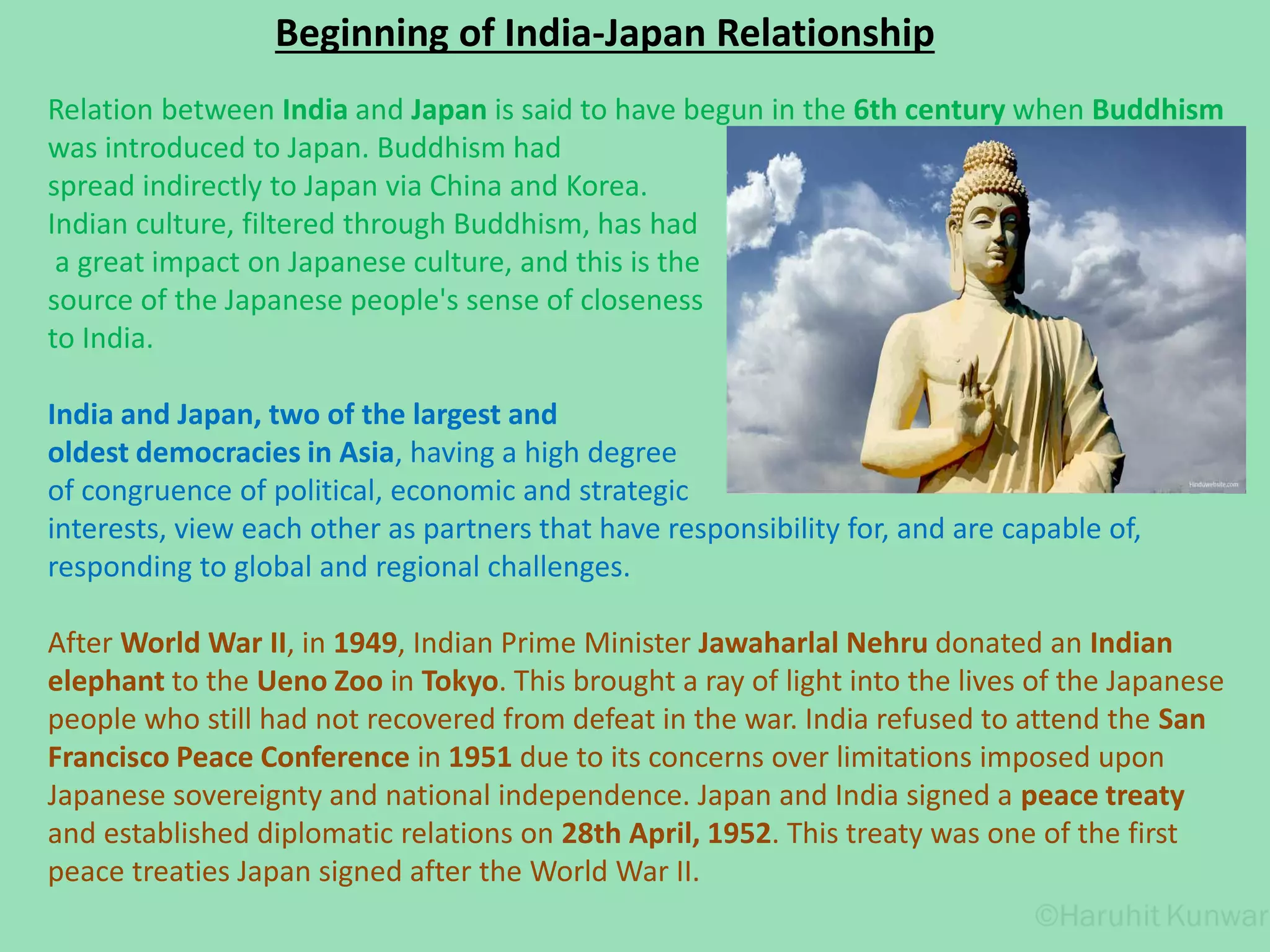Indo - Japanese Relationship | PDF