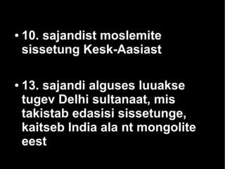 India keskaeg ja uusaeg | ODP