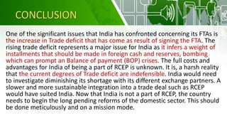 India Left RCEP, What Next? | PPTX