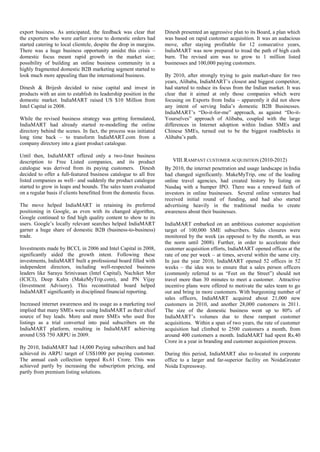 Indiamart Analysis | PDF