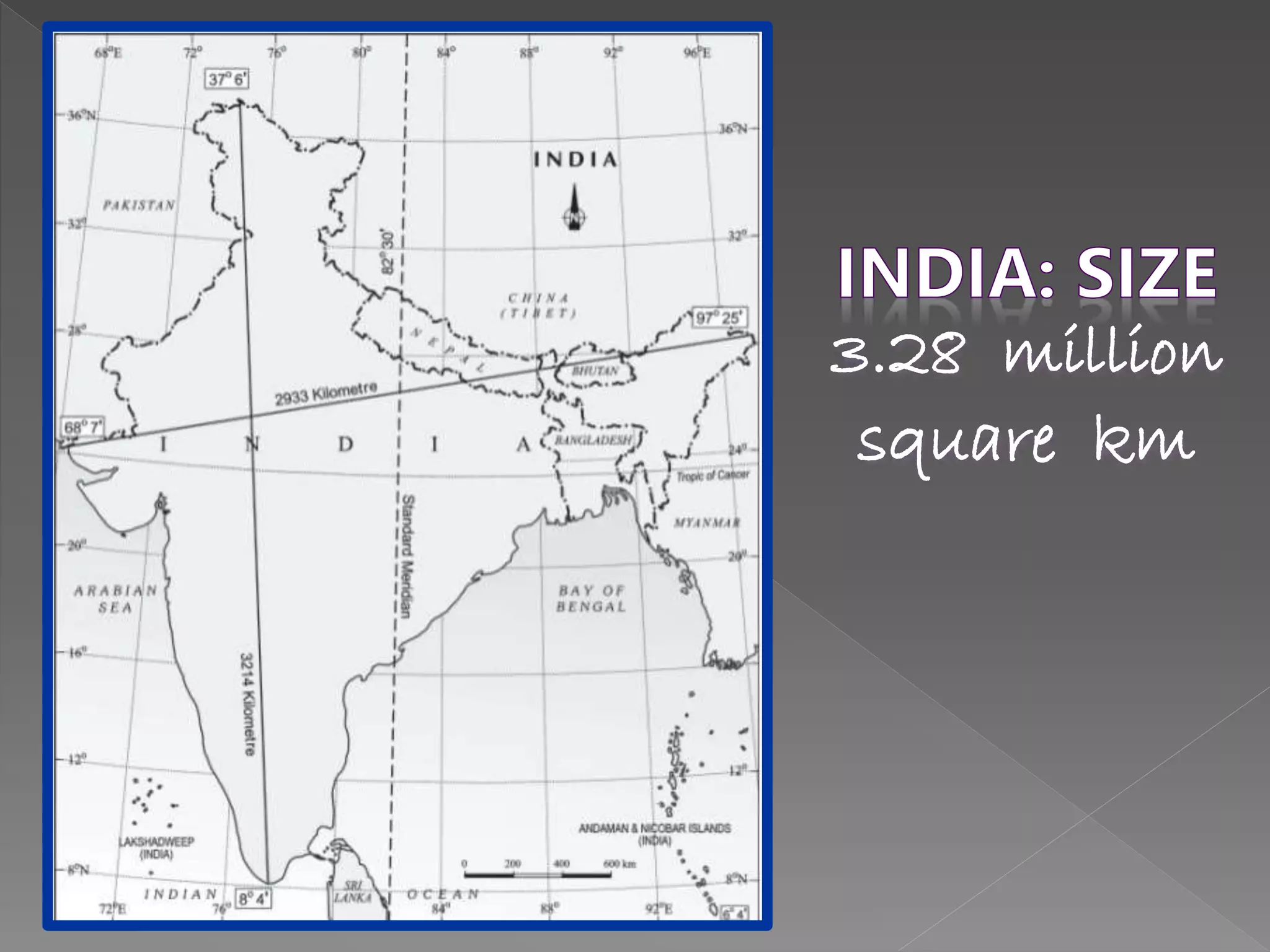 GEOGRAPHY OF INDIA | PPTX