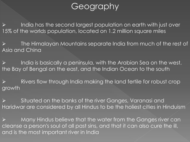GEOGRAPHY OF INDIA | PPTX
