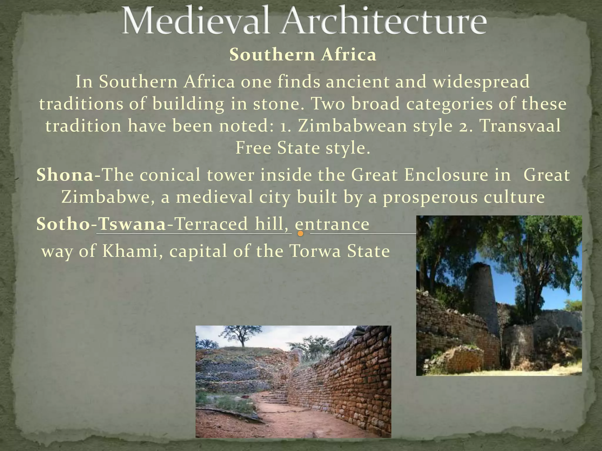 Indian architecture vs african architecture | PPTX
