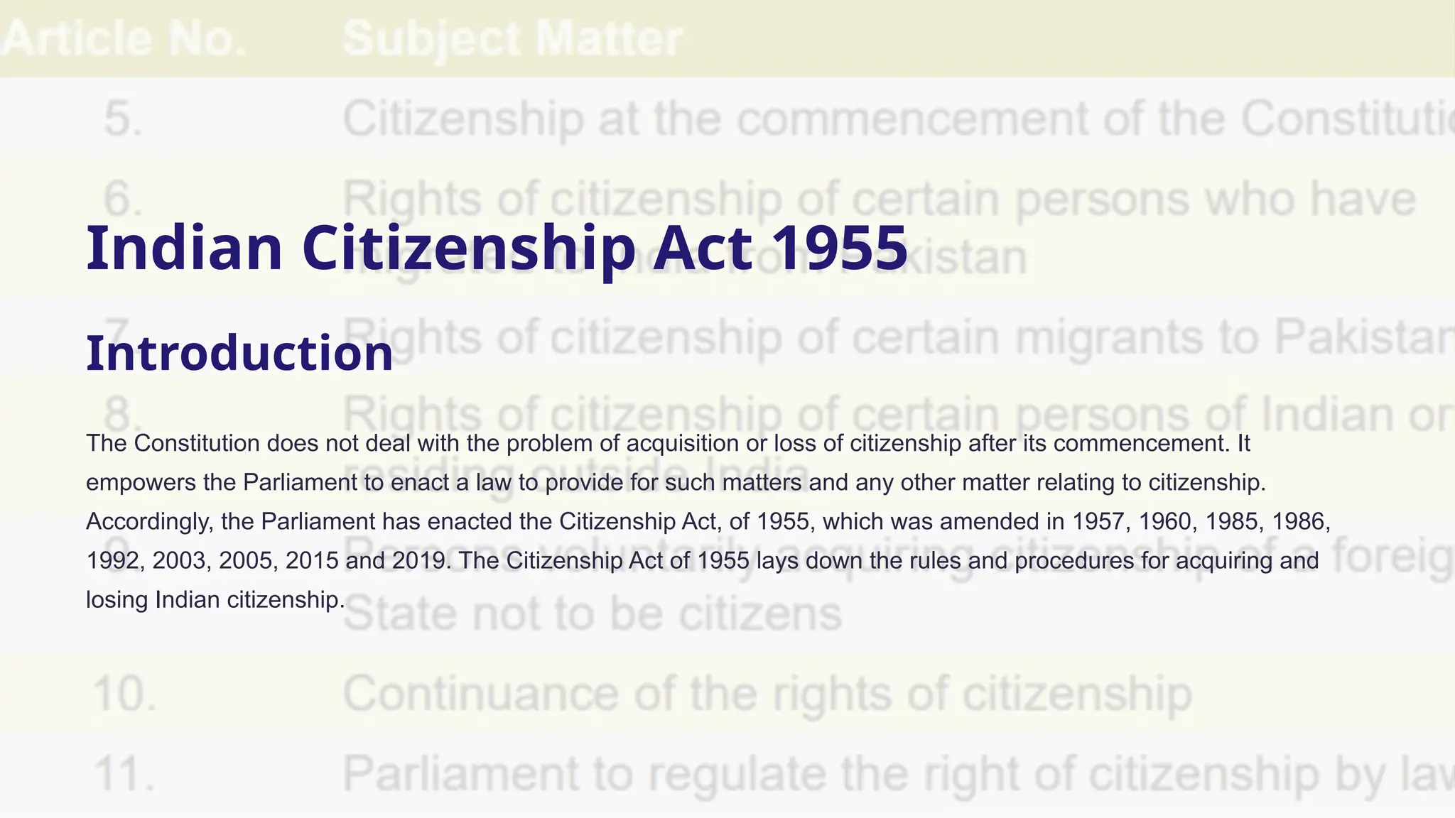 Indian-Citizenship-Act-1955.pptx PPPPPPT | PPTX