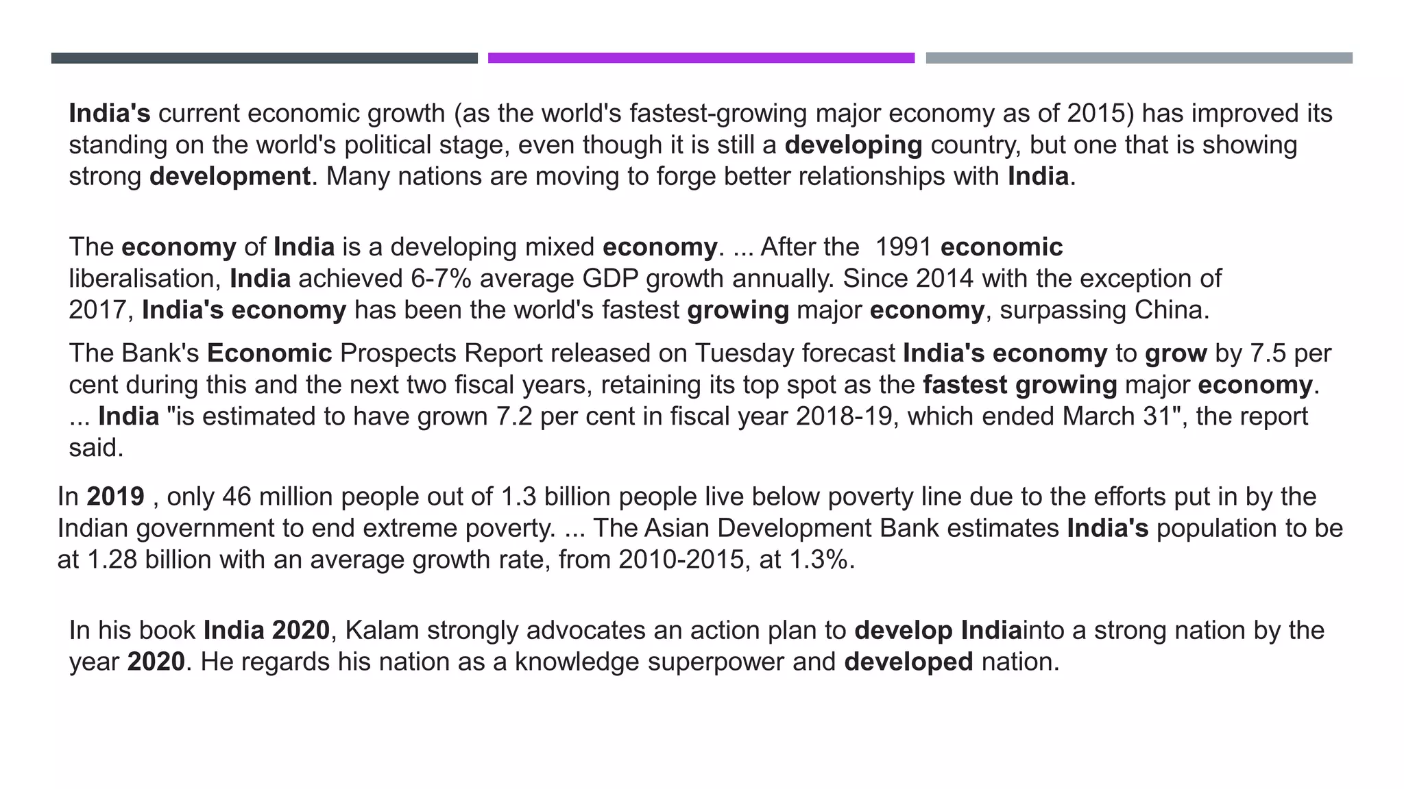 Indian economy-2020 | PDF