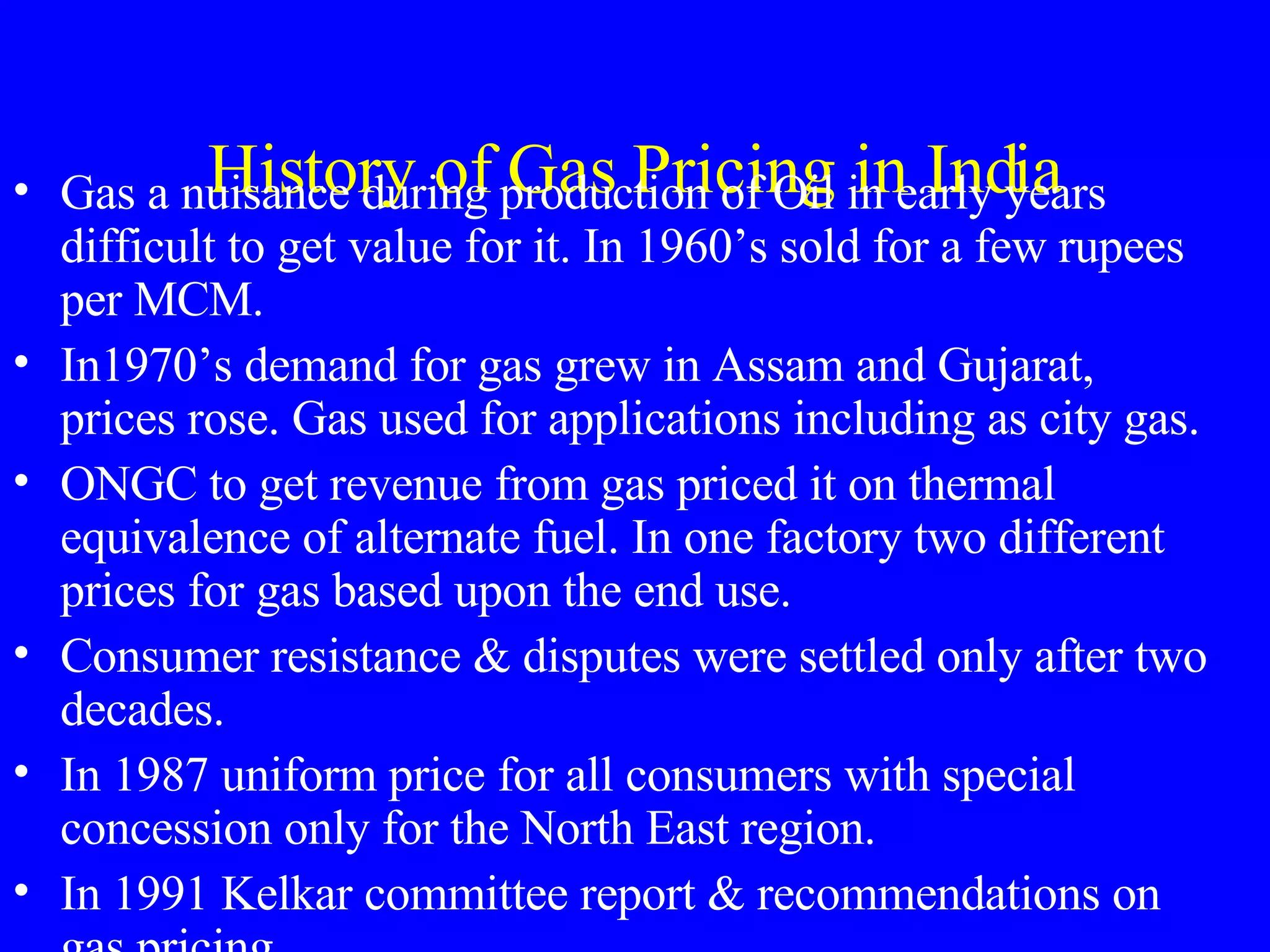 Indian Gas Scenario | PPT