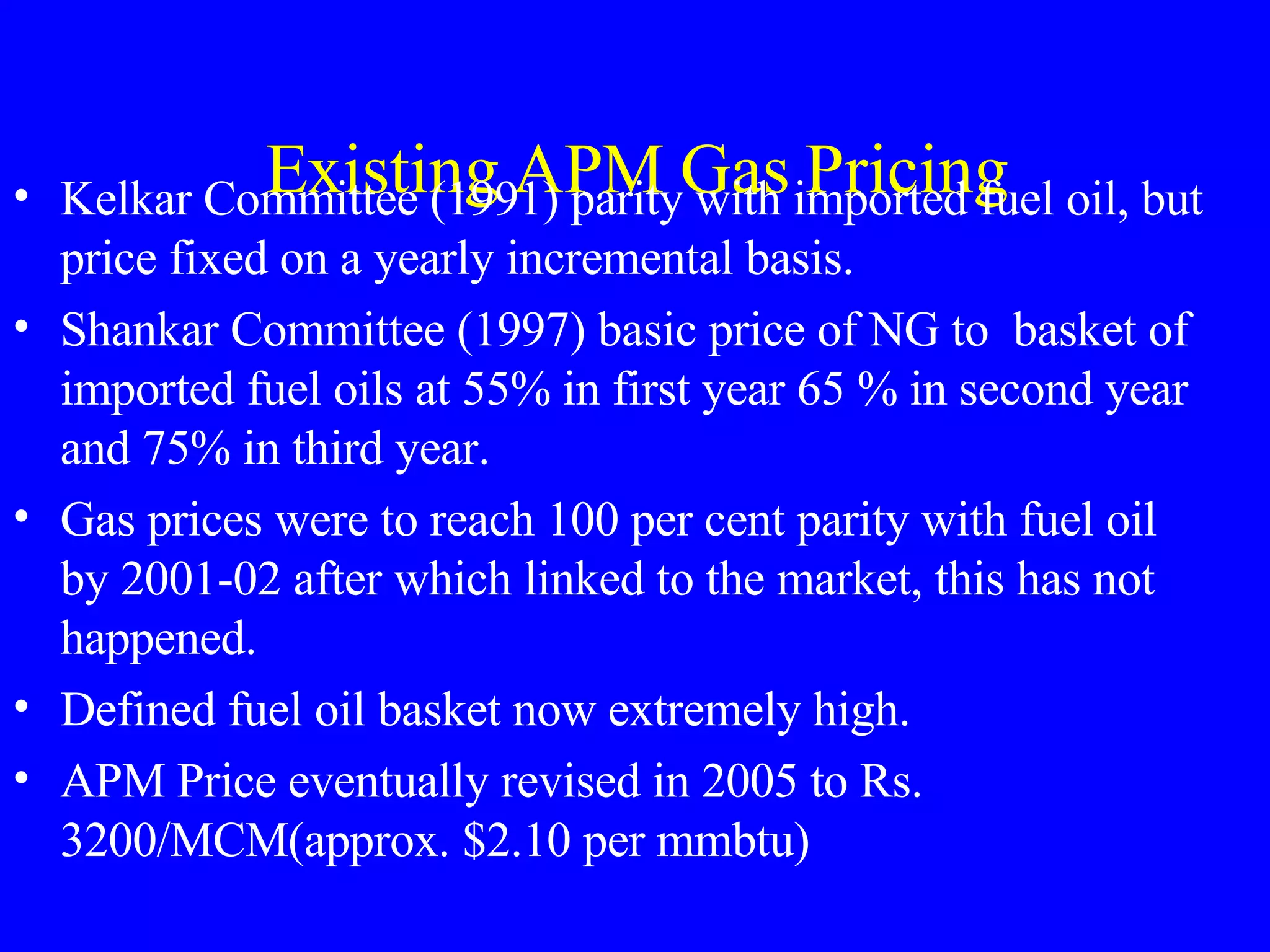 Indian Gas Scenario | PPT