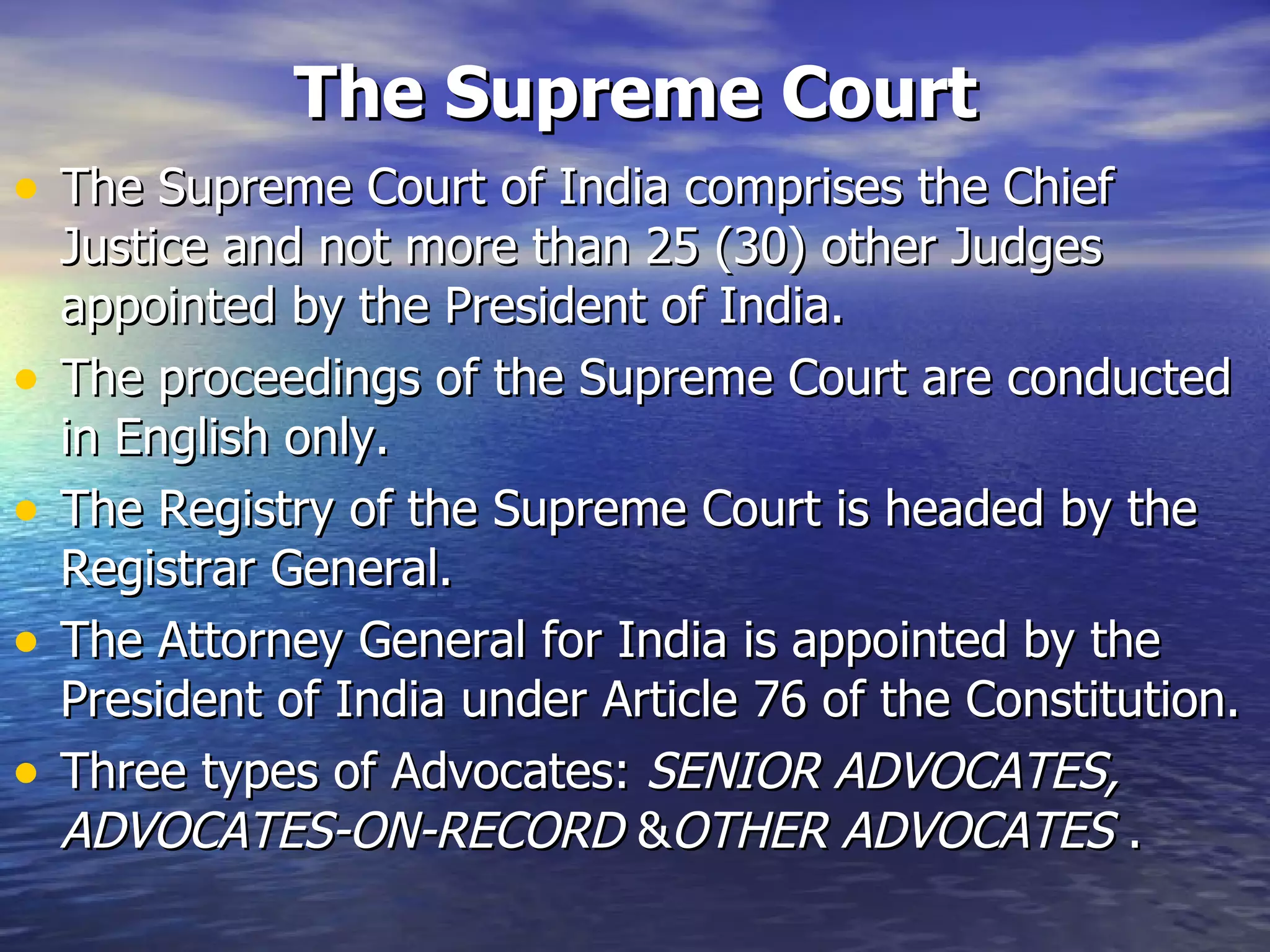 Indian Legal System An Introduction | PPT
