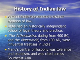Indian Legal System An Introduction | PPT