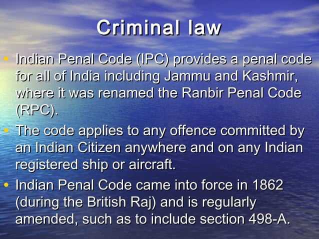 Indian legal-system and sources of law | PPT