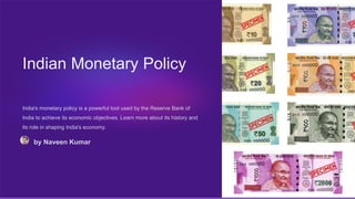 Indian-Monetary-Policy. diffrent time resoruce | PPT