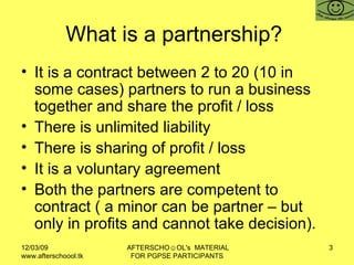 Indian Partnership Act | PPS