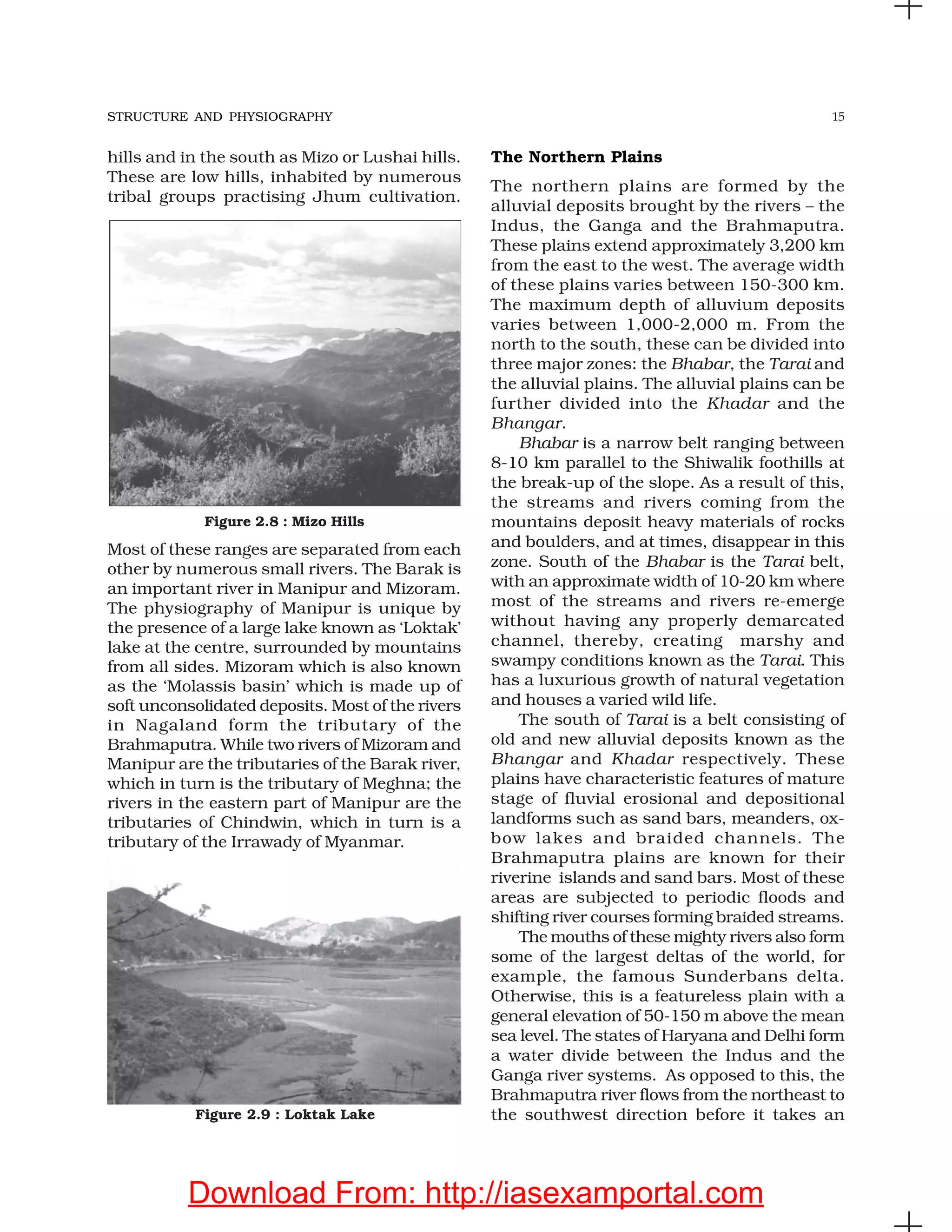 Indian Physical Environment"Class - 11" | PDF