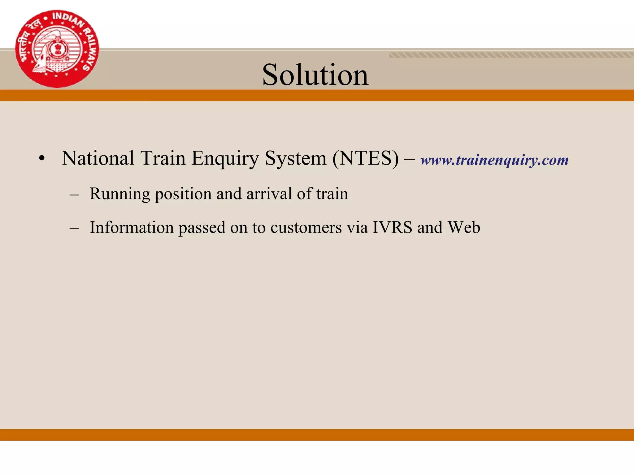Indian railways-management-information-system | PPT