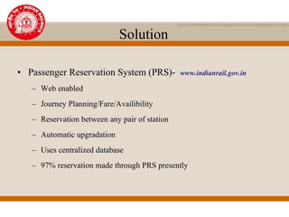 Indian railways-management-information-system | PPT