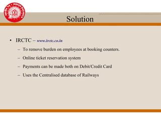 Indian railways-management-information-system | PPT