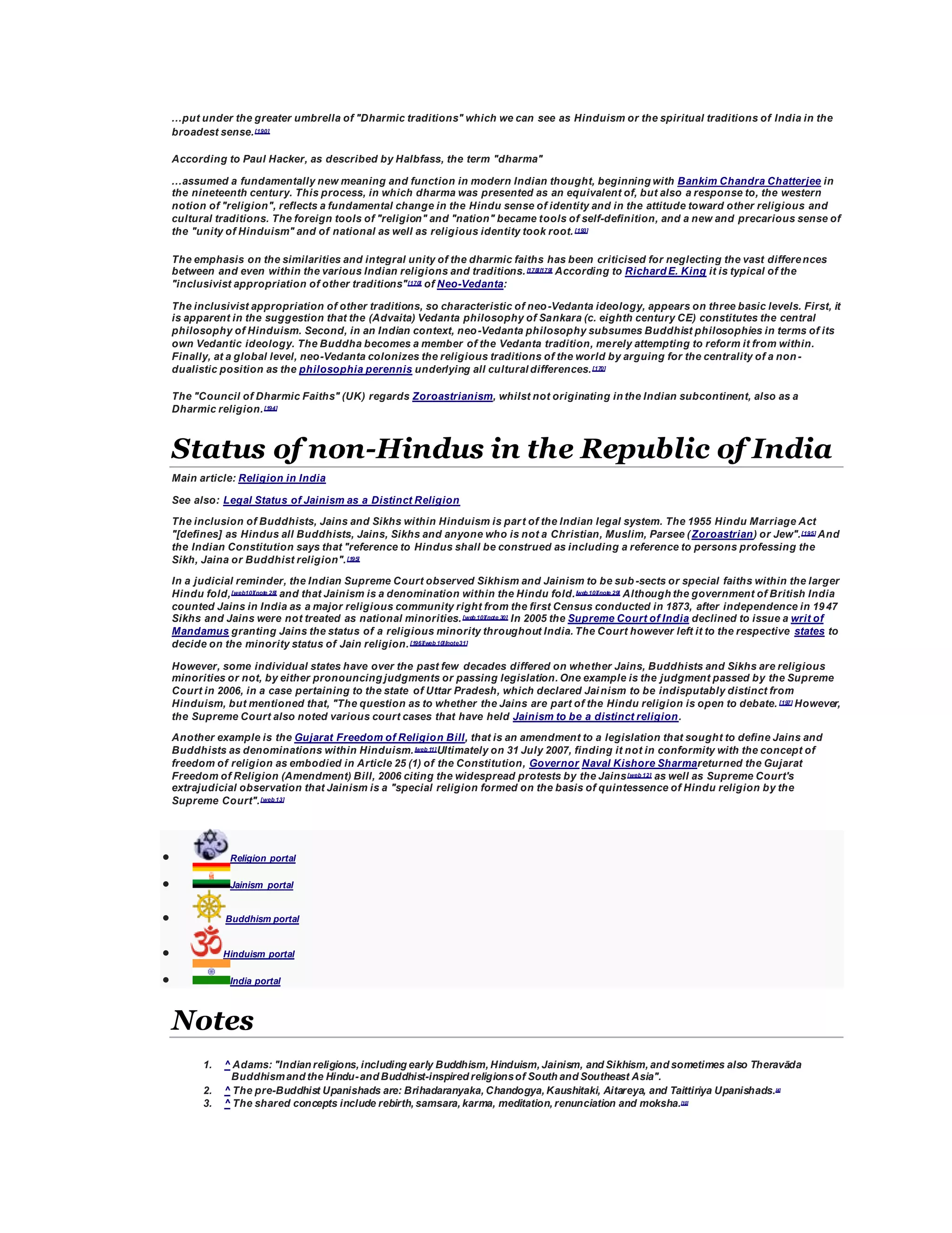 Indian religions | DOCX | Religion & Spirituality