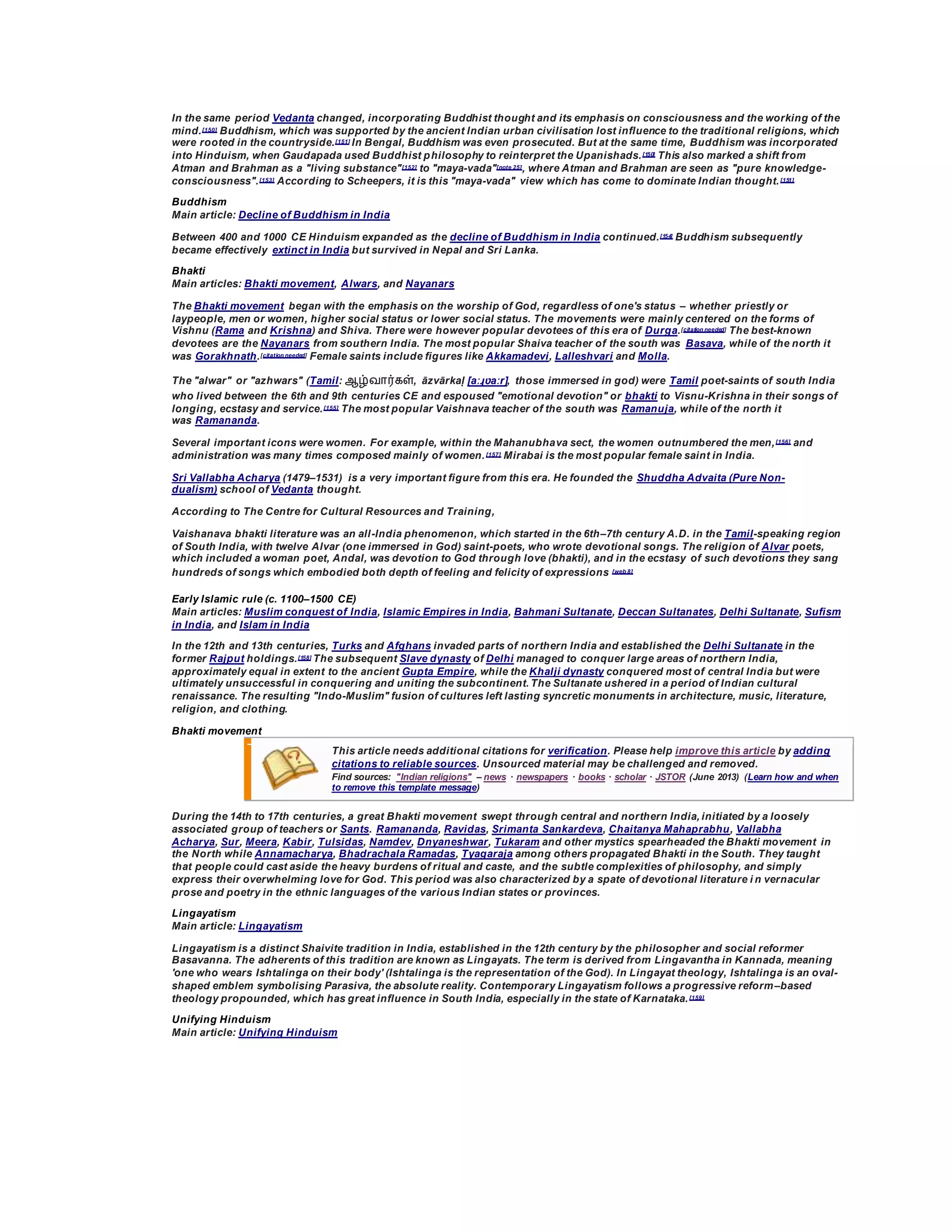 Indian religions | DOCX | Religion & Spirituality