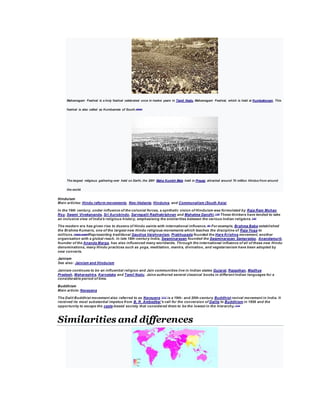 Indian religions | DOCX | Religion & Spirituality