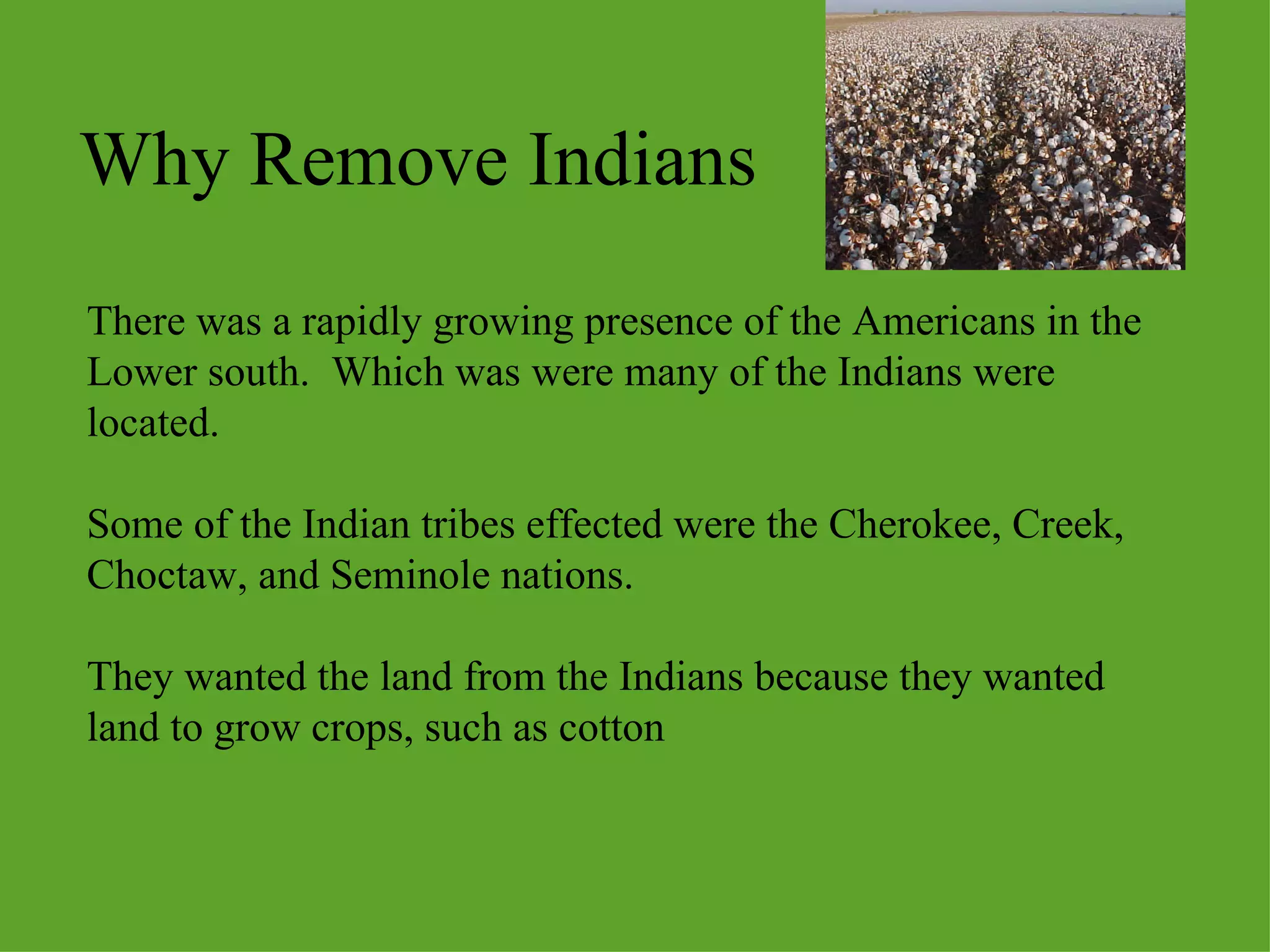 Indian Removal | PPT