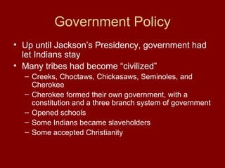 Indian Removal | PPT