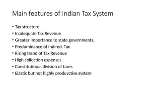 INDIAN-TAX-SYSTEM . description of tax system | PPTX