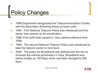 Indian telecom-journey (1) | PPTX