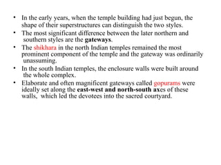 "Comprehensive Guide to Indian Temple Architecture" | PPT