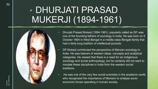 Indian and western sociologists | PPTX