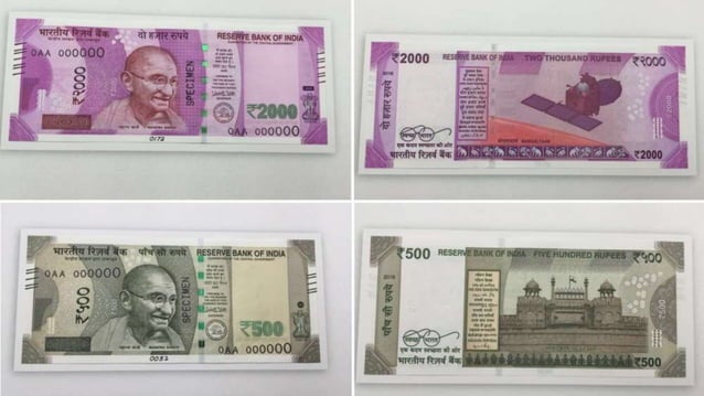 Indian 500 and 1000 Rupee notes Demonetization - PPT with excellent ...