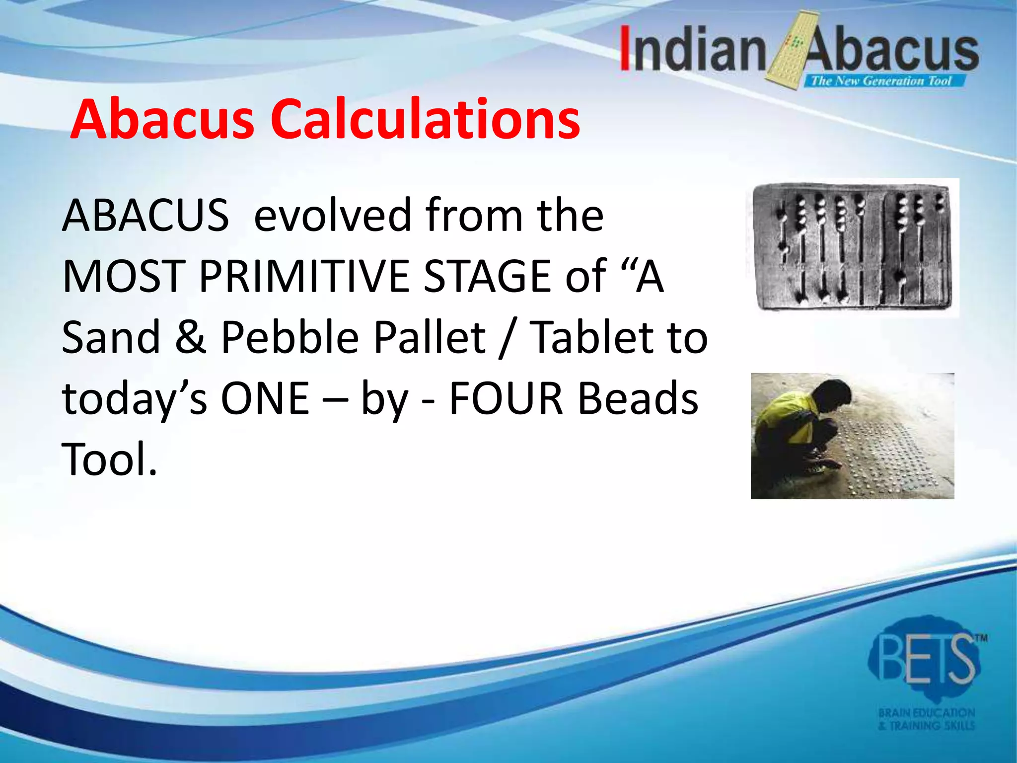 Indian abacus for parents demo | PPTX