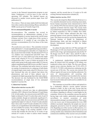 Indian academy of pediatrics (iap) recommended immunization | PDF