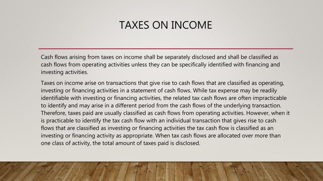 Indian accounting standard 7 (statement of cash flows) | PPTX | Stocks ...