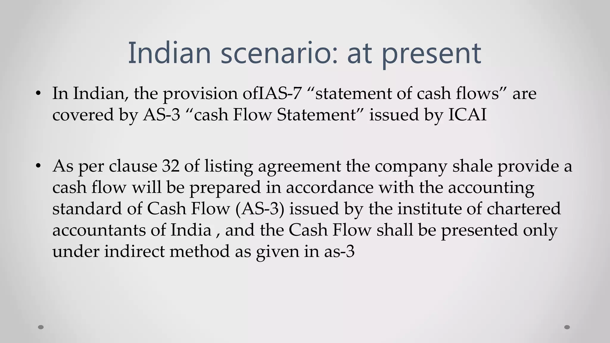 Indian accounting standard 7 | PPTX