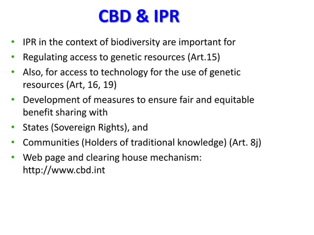 Indian acts governing different IPRs | PPT