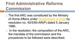 Indian administration and governance | PPTX