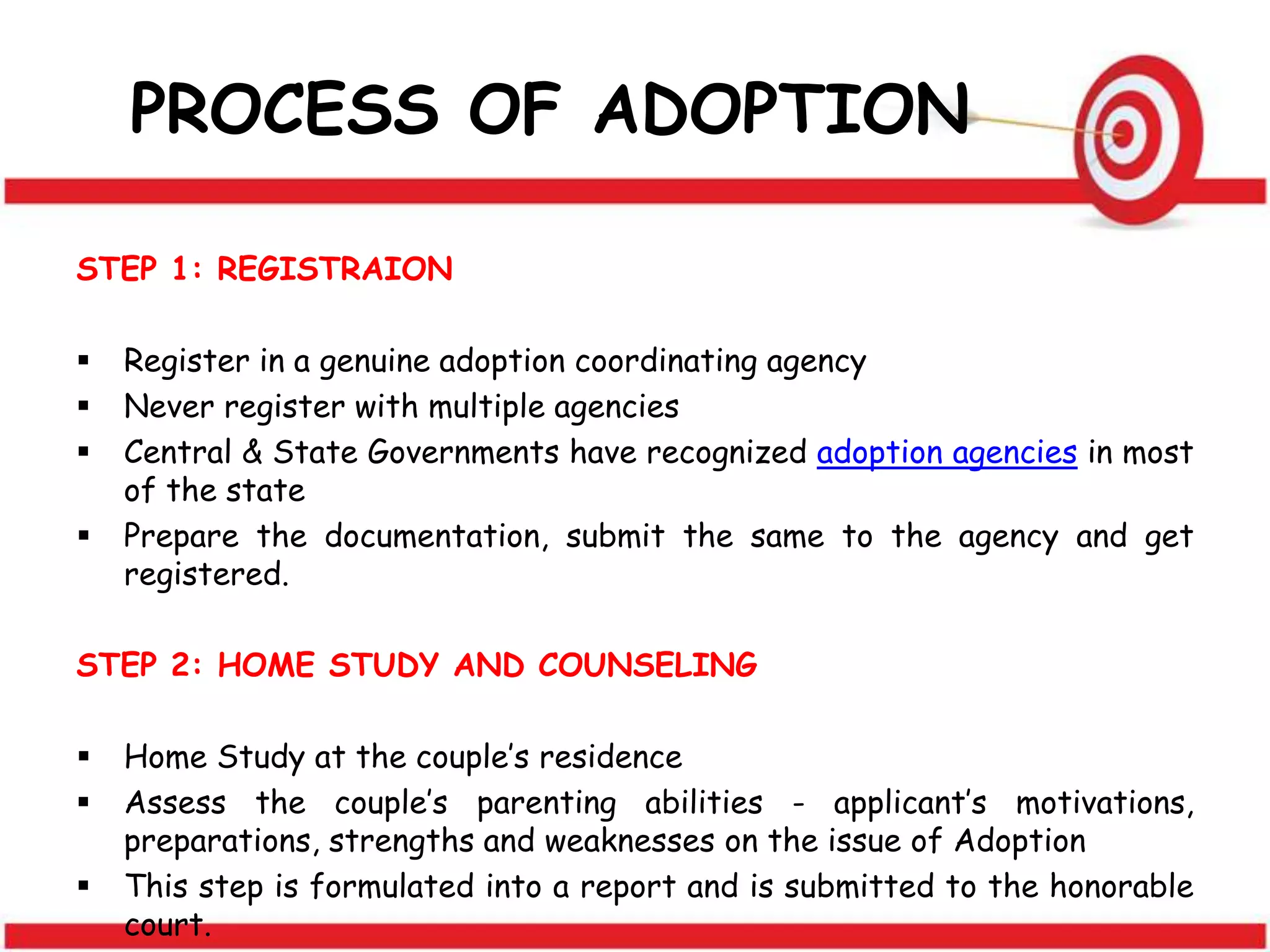 Indian adoption laws | PPTX