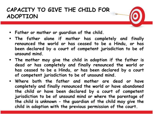 Indian adoption laws | PPTX