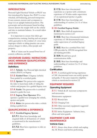 Indian adventure tourism guidelines oct 2017 | PDF